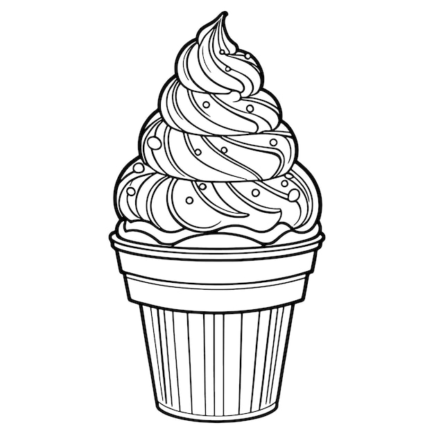 Delightful Swirled Soft Serve Ice Cream Dessert | Jiffy Designs