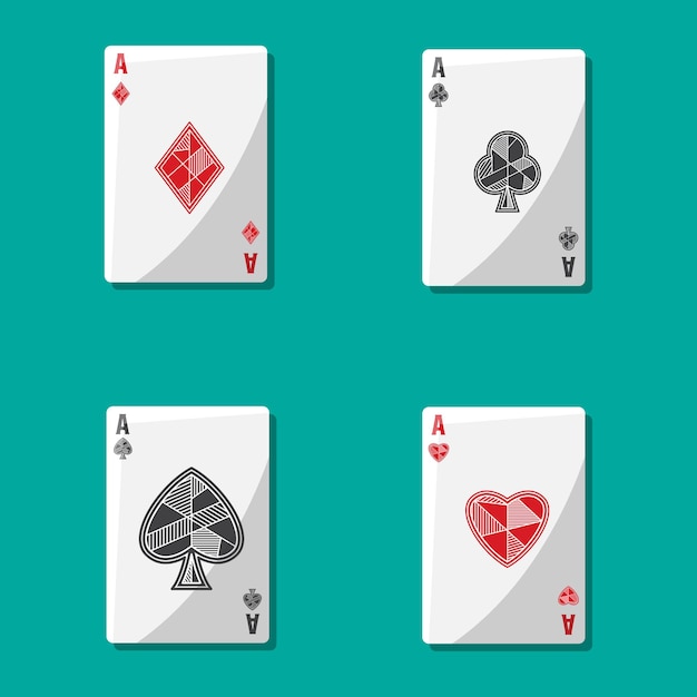Stylish Minimalist Playing Card Collection with Geometric Designs ...