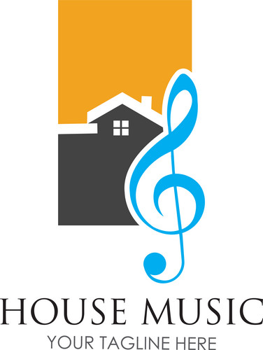 House Music Logo Images Illustration Design Template | Jiffy Designs