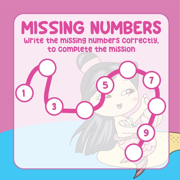 Cute Penguin Puzzle: Fill in the Missing Numbers | Jiffy Designs