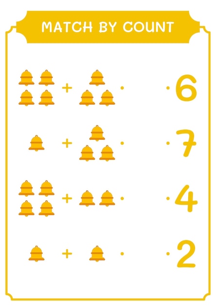Counting Bells: A Fun Math Match Game | Jiffy Designs