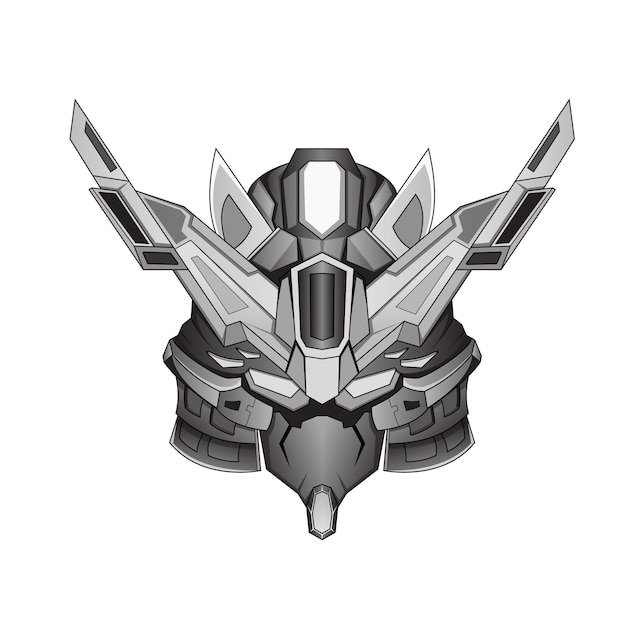 Sleek and Powerful Futuristic Mech Emblem | Jiffy Designs