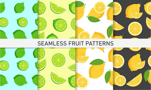 Vibrant and Juicy Fruit Pattern Collection | Jiffy Designs