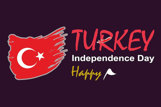 Celebrate Turkey's Independence with Vibrant Flag Artwork | Jiffy Designs