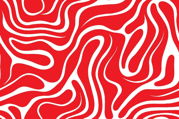 Vibrant Crimson Waves: A Dynamic Graphic Pattern | Jiffy Designs