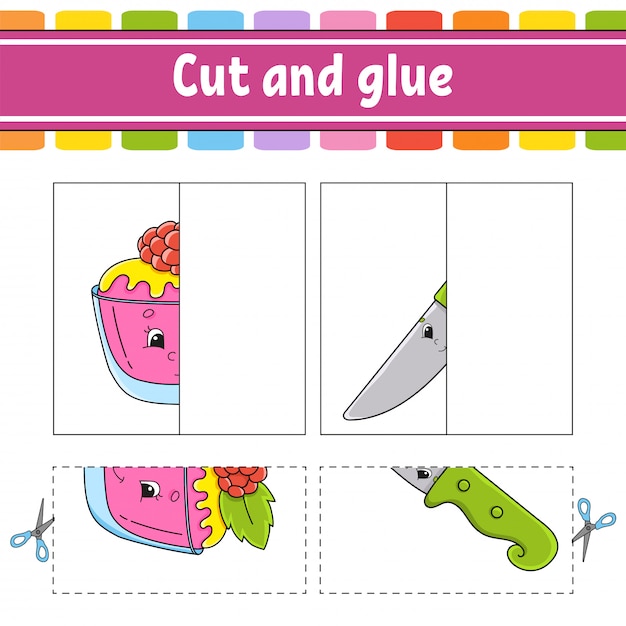 Vibrant Cut-and-Glue Craft: Playful Shapes and Patterns | Jiffy Designs