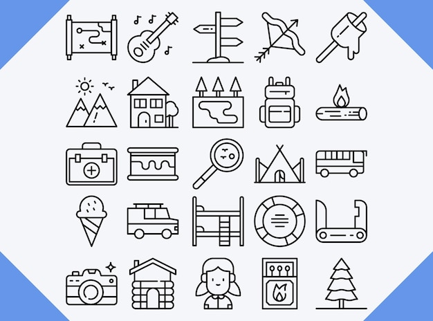 Diverse Collection of Versatile Illustrated Icons | Jiffy Designs