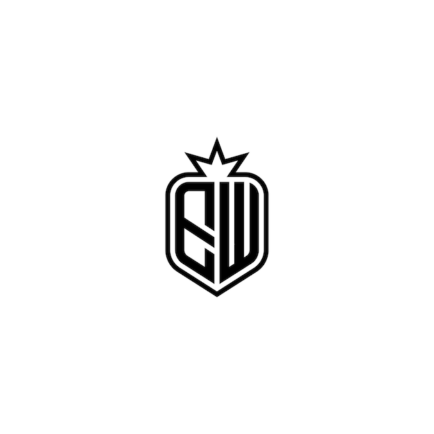 Striking Monogram Design with Bold Star Emblem | Jiffy Designs