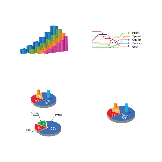 Vibrant Data Visualizations: Graphs, Charts, and Pie Slices | Jiffy Designs