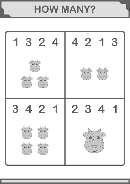 Counting Cute Cartoon Hippos in Engaging Visual Puzzle | Jiffy Designs