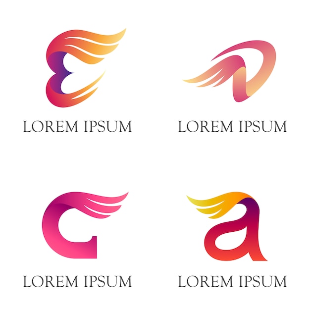 Vibrant Swooping Shapes in Gradient Hues of Fire | Jiffy Designs