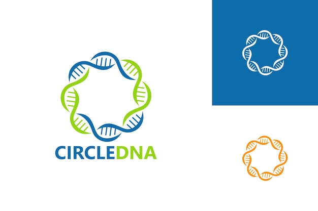 Vibrant Circle DNA Logo Design with Interconnected Strands | Jiffy Designs