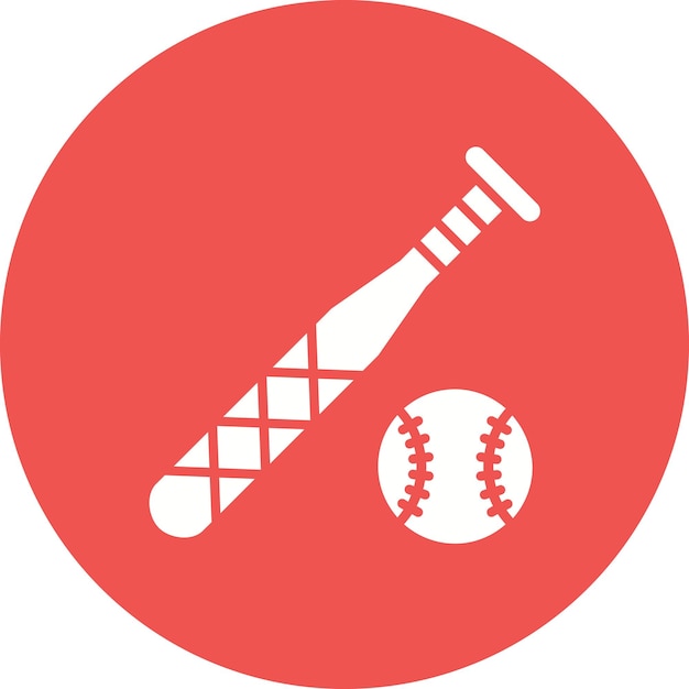 Iconic Baseball Bat and Ball Silhouette Design | Jiffy Designs
