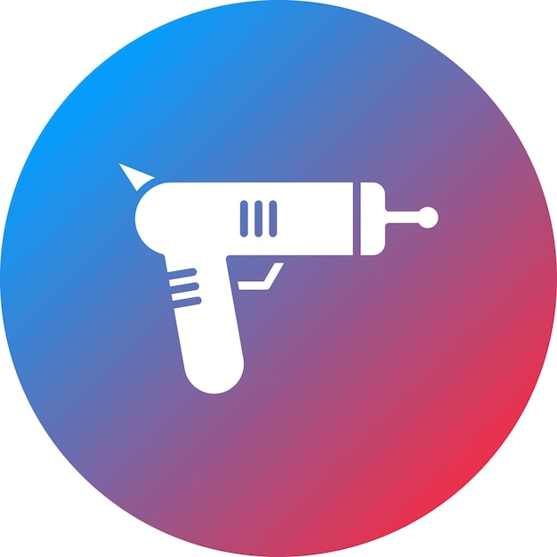 Vibrant Retro Raygun Icon: A Futuristic Design Element | Jiffy Designs