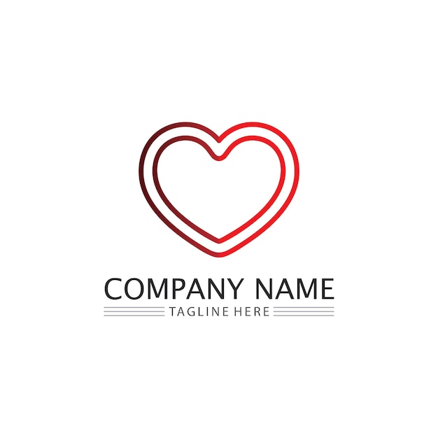 Elegant Heart-Shaped Logo Design with Captivating Curves | Jiffy Designs