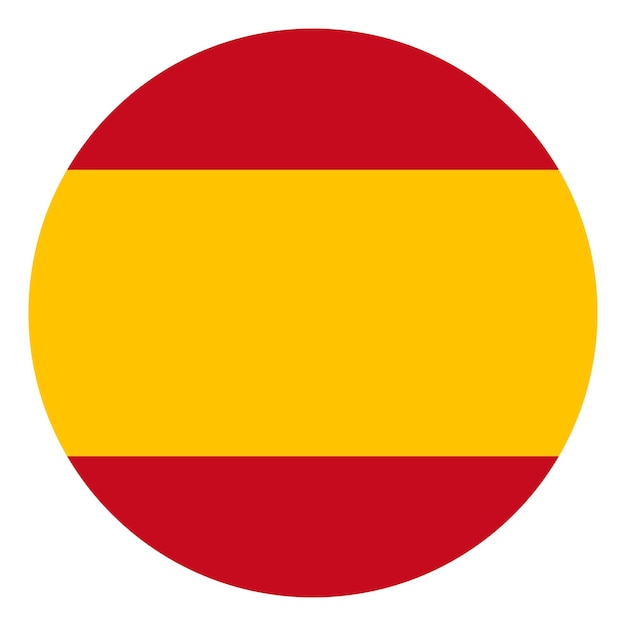 Vibrant Spanish Flag Inspired Abstract Circle Design | Jiffy Designs
