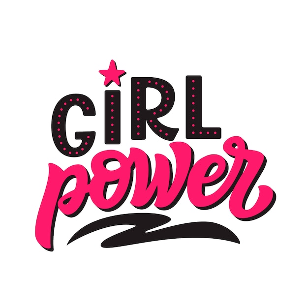 Vibrant Lettering Celebrating the Empowerment of Girls | Jiffy Designs