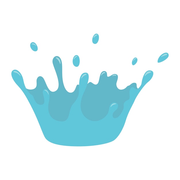 Vibrant Aqua Splash with Flowing Droplets | Jiffy Designs