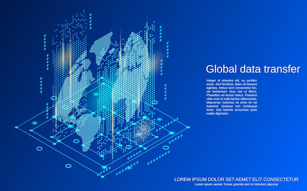 Captivating Global Data Transfer with Dynamic Visuals | Jiffy Designs