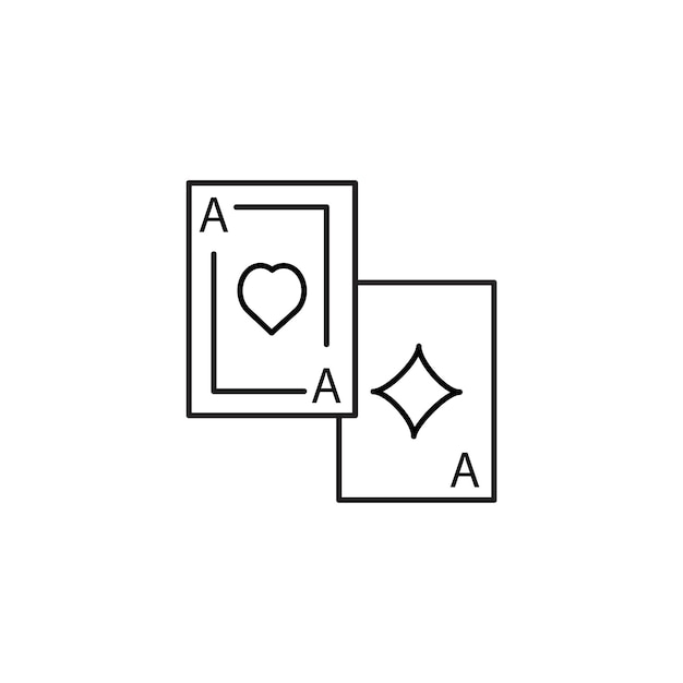 Minimalist Playing Card Symbols Collection | Jiffy Designs