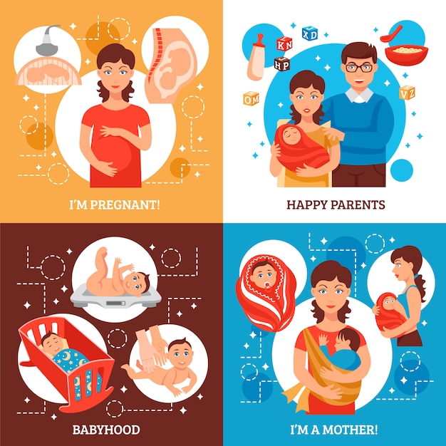 Vibrant Illustrations of Pregnancy, Parenthood, and Family Life | Jiffy ...