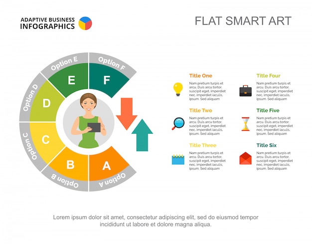 Adaptive Business Infographics with Flat Smart Art Illustrations ...
