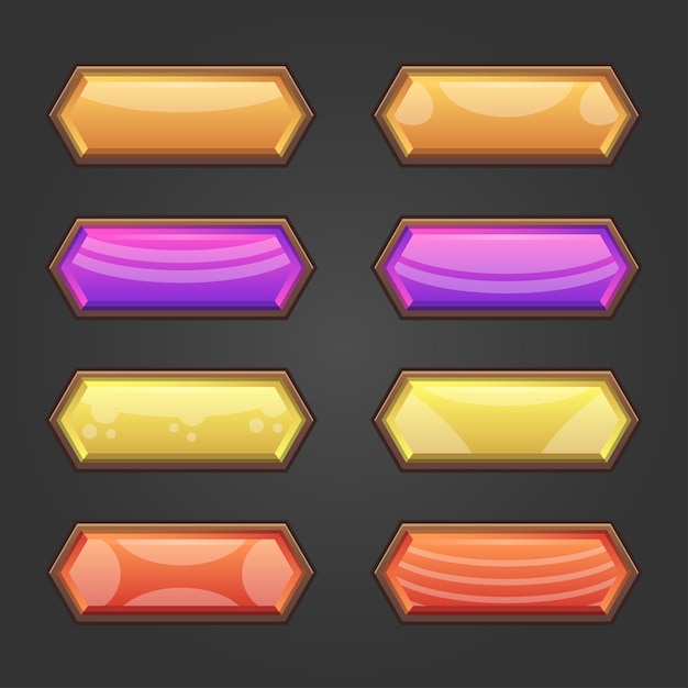 Vibrant Gem-Shaped Buttons for Captivating Designs | Jiffy Designs
