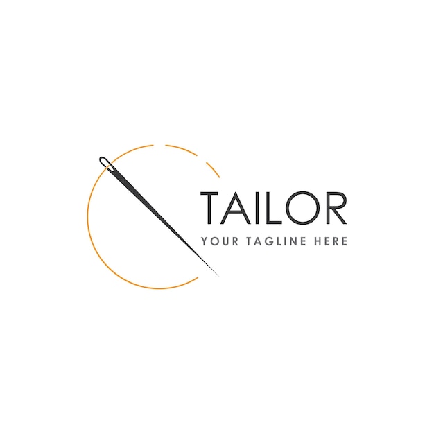 Elegant Tailor Logo with Minimalist Design | Jiffy Designs