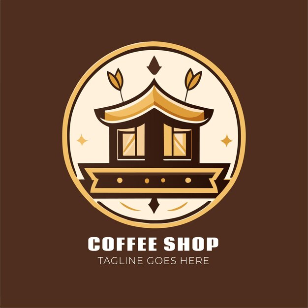 Cozy Coffee House Emblem with Elegant Accents | Jiffy Designs