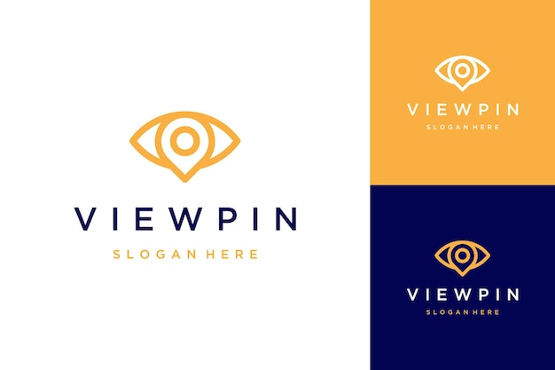 Sleek and Captivating Eye-Shaped Logo with Vibrant Colors | Jiffy Designs