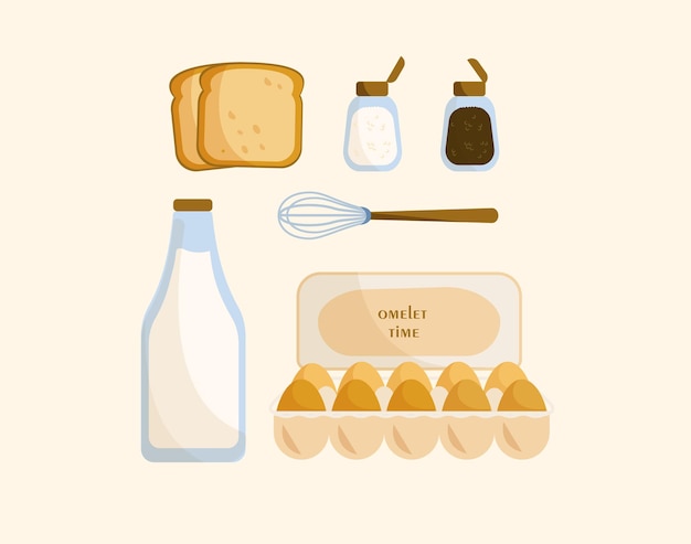 Rustic Breakfast Essentials: Bread, Milk, and Baking Supplies | Jiffy ...