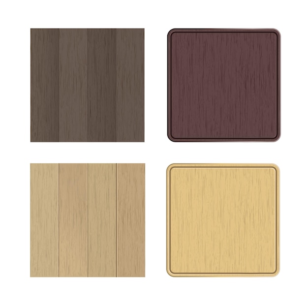 Elegant Wooden Squares in Warm Neutral Tones | Jiffy Designs