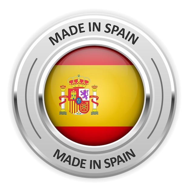 Vibrant Spanish National Flag Emblem | Jiffy Designs