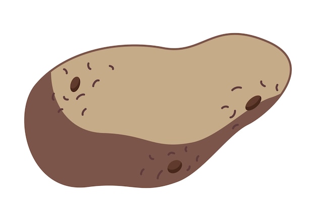 Charming Spotted Potato-Shaped Illustration | Jiffy Designs