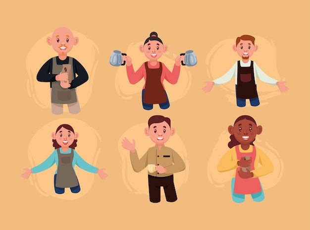 Diverse Collection of Cheerful Cartoon Character Avatars | Jiffy Designs