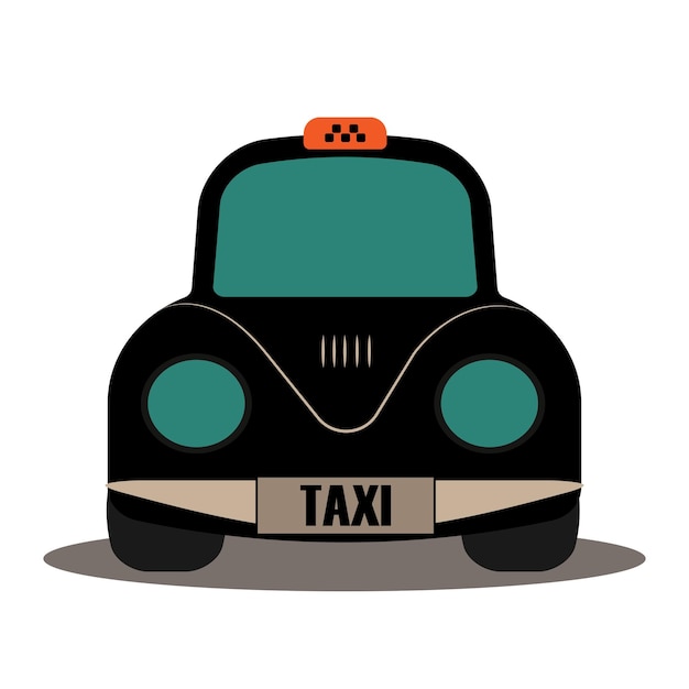 Vibrant Taxi Cab with Retro Styling and Playful Design | Jiffy Designs