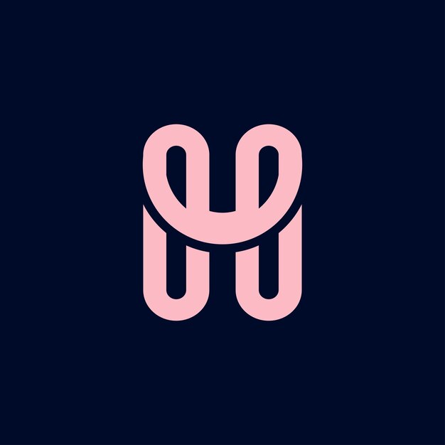 Playful Pink Infinity Symbol on Midnight Blue Background | Jiffy Designs