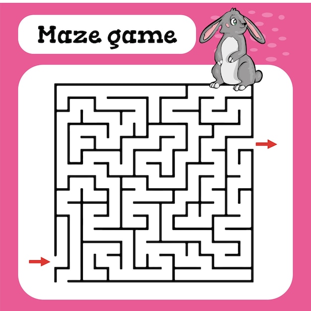 Bunny Maze Adventure: Help the Rabbit Find Its Way | Jiffy Designs