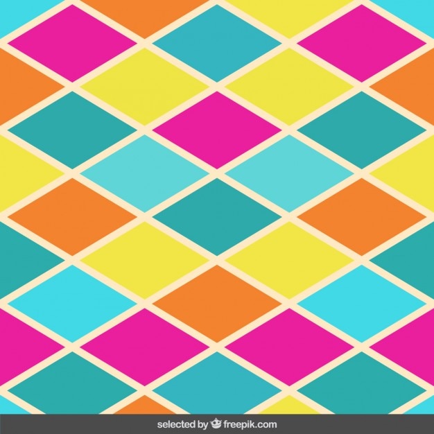 Vibrant Geometric Patterns in Bright Hues Forming Colorful Grid | Jiffy ...