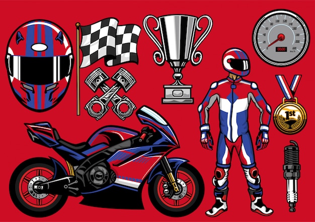 Thrilling Motorsports Iconography: Revving Up for Victory | Jiffy Designs