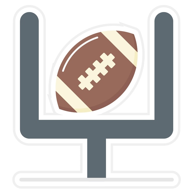 Iconic Football Goal Post with Detailed Ball | Jiffy Designs