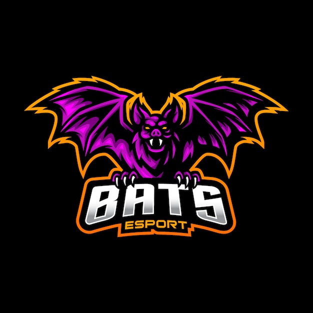 Fierce Bat Emblem for Esports Gaming Team | Jiffy Designs