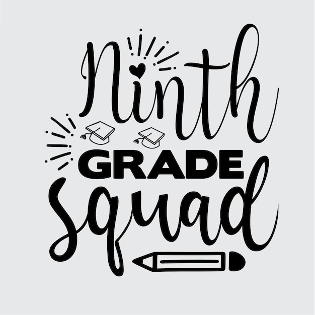 Playful Ninth Grade Celebration with Graduation Symbols | Jiffy Designs