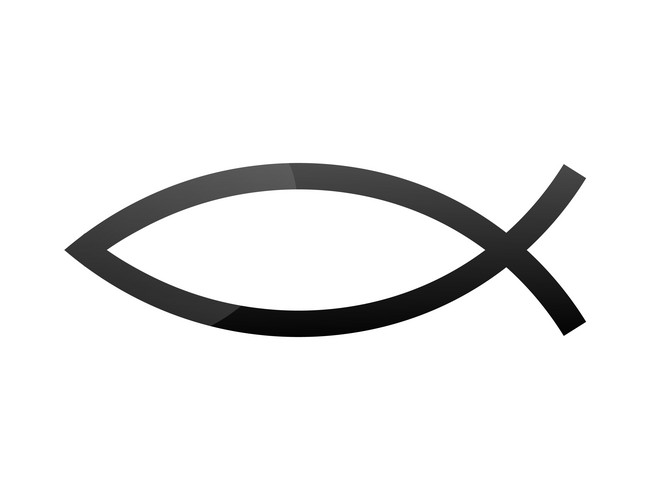 Christian Symbol Ichthys, Jesus Fish. Vector Stock Illustration | Jiffy ...