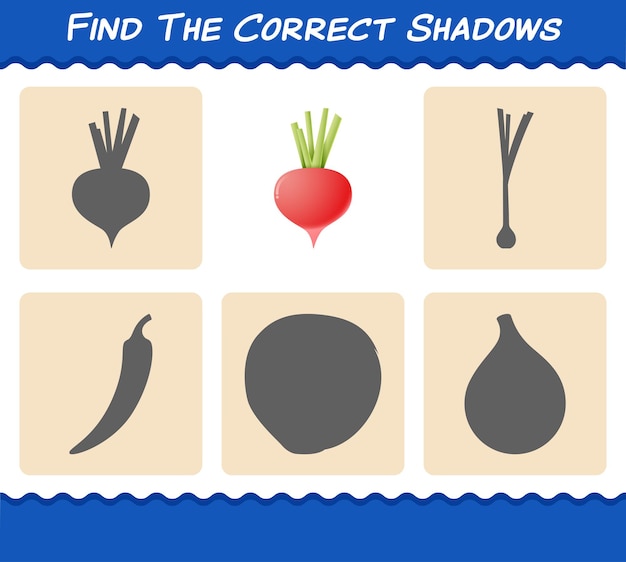 Vibrant Vegetable Shadows: A Fun Matching Game | Jiffy Designs