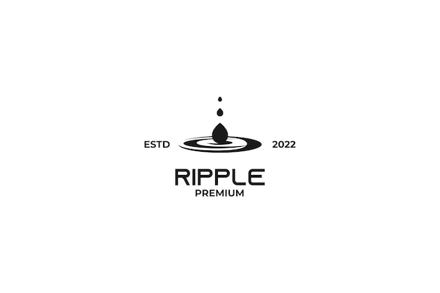 Sophisticated Ripple Premium Logo Design with Established Date | Jiffy ...