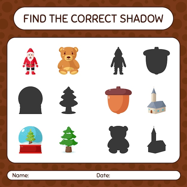 Delightful Holiday-Themed Shadow Matching Game | Jiffy Designs