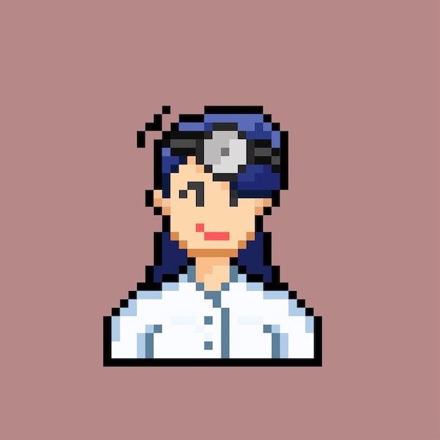 Vibrant Pixel Portrait of a Thoughtful Young Person | Jiffy Designs