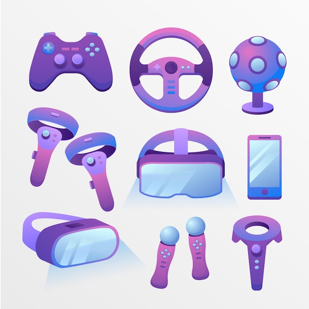 Vibrant Purple Gaming Accessories Collection | Jiffy Designs