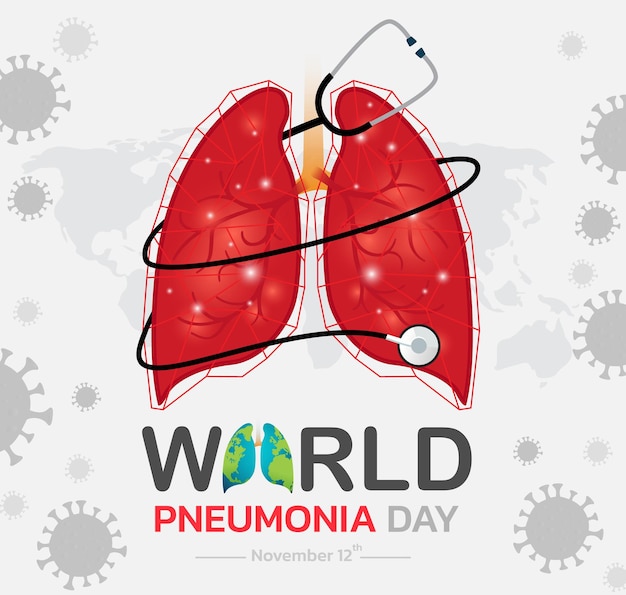 Celebrate World Pneumonia Day with Vibrant Lungs Illustration | Jiffy ...